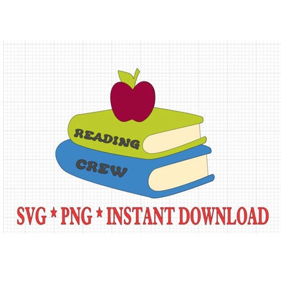 Reading Crew SVG PNG - Etsy