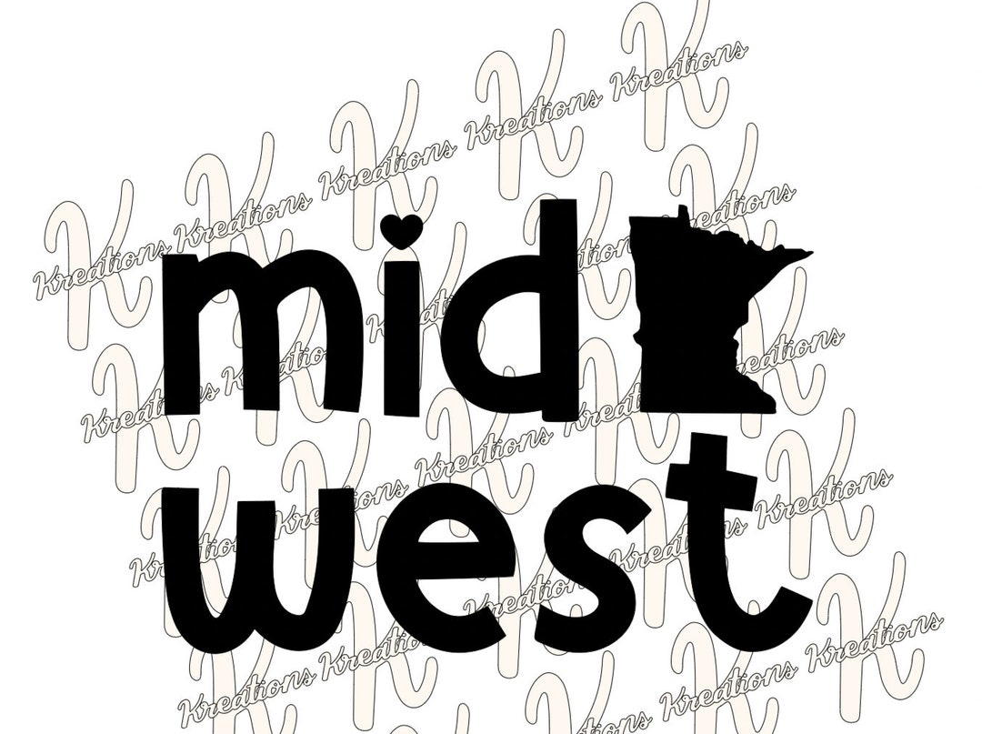 Midwest Minnesota SVG PNG Digital File Instant Download - Etsy