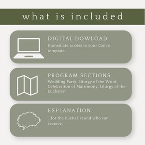 Trifold Catholic Wedding Mass Program Template: Editable Canva Design ...