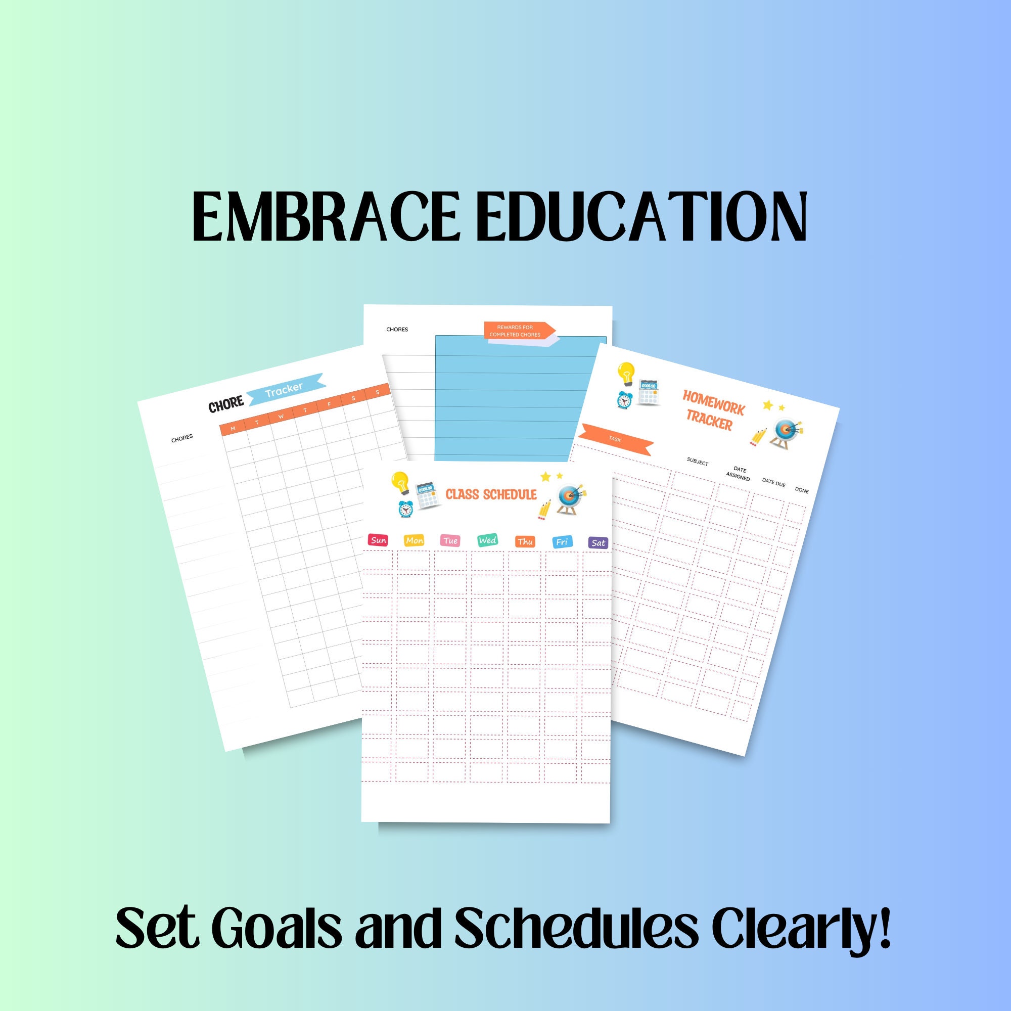 Editable TEXT Fields Digital Planner Young Achievers STEM |calendar for ...