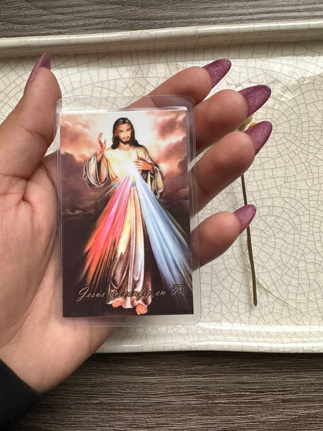 Jesús Yo Confío En Ti Oracion / Spanish Prayer Card/ Tarjeta De Oracion ...