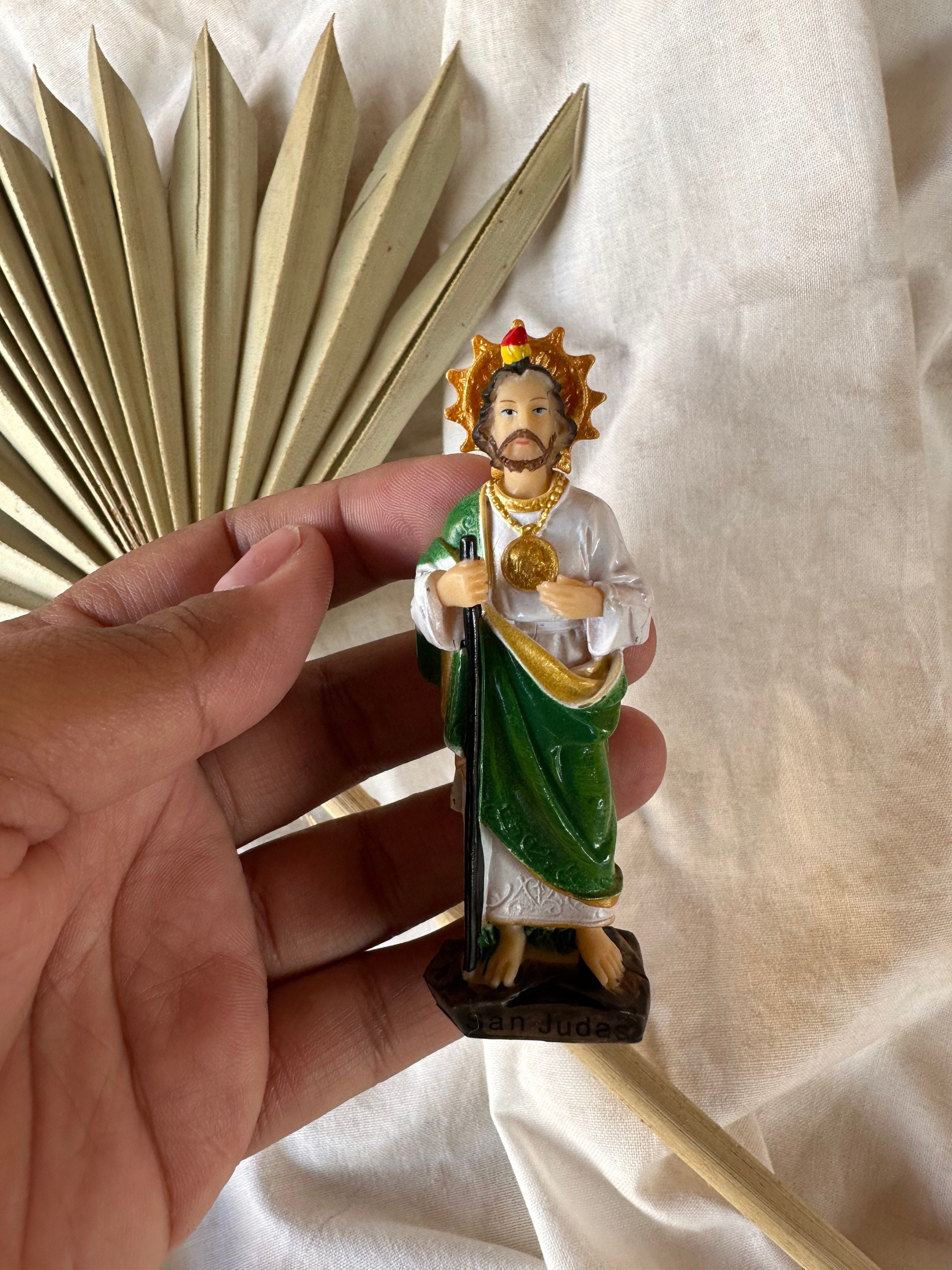 Small Saint Jude Thaddeus Figurine, Figura Chica De San Judas Tadeo - Etsy