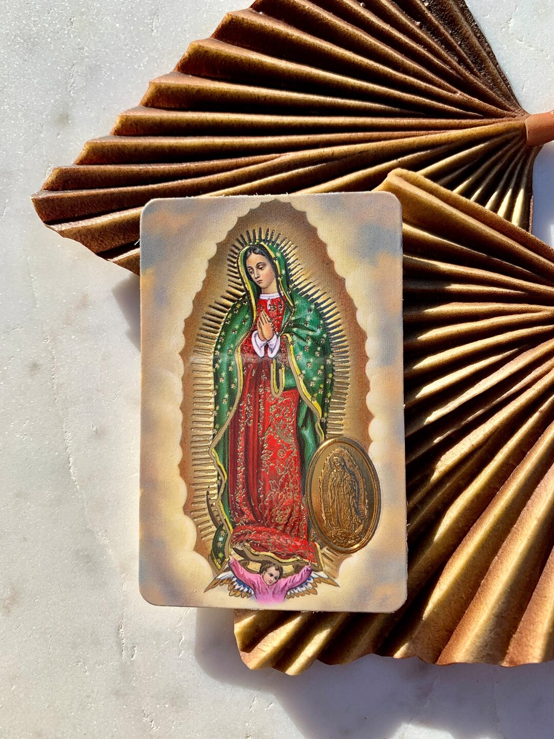 Oracion De La Virgen De Guadalupe Spanish Prayer Card /prayer Card / Wallet Size Prayer Card in ...