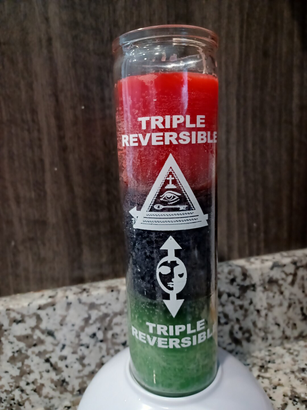 Triple Reversible Candle - Etsy