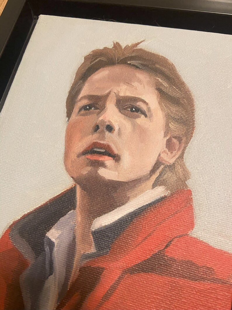 Original Oil Painting, Marty Mcfly, Doc Brown, Back to the Future ...