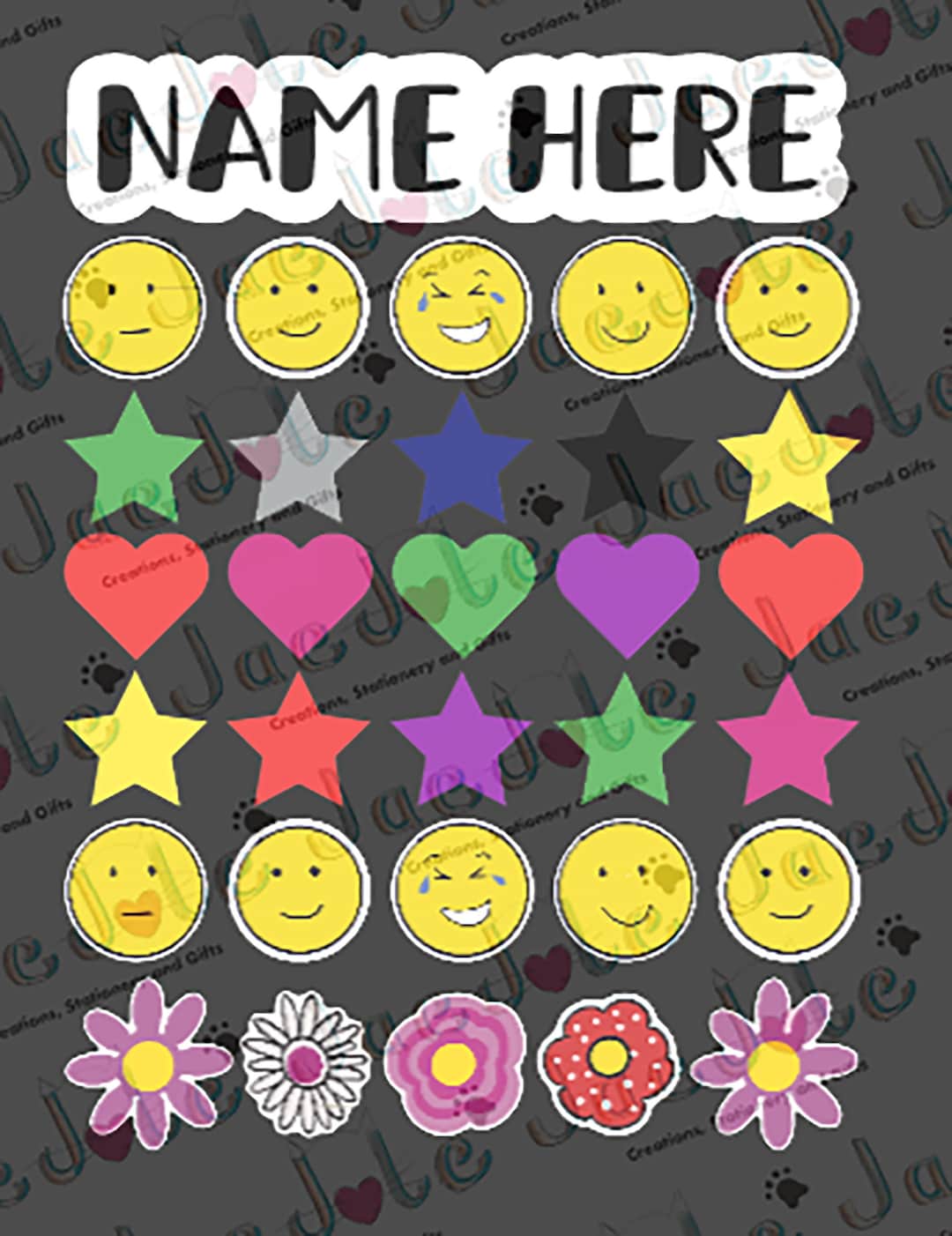 Rewards Stickers Sheet - CUSTOM - Etsy