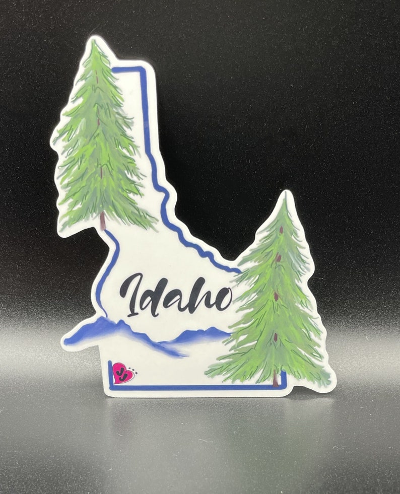 Idaho State Outline Sticker - Etsy