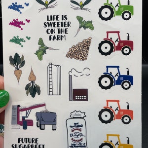 Sugar Beet Farm Kids Sticker Page - Etsy