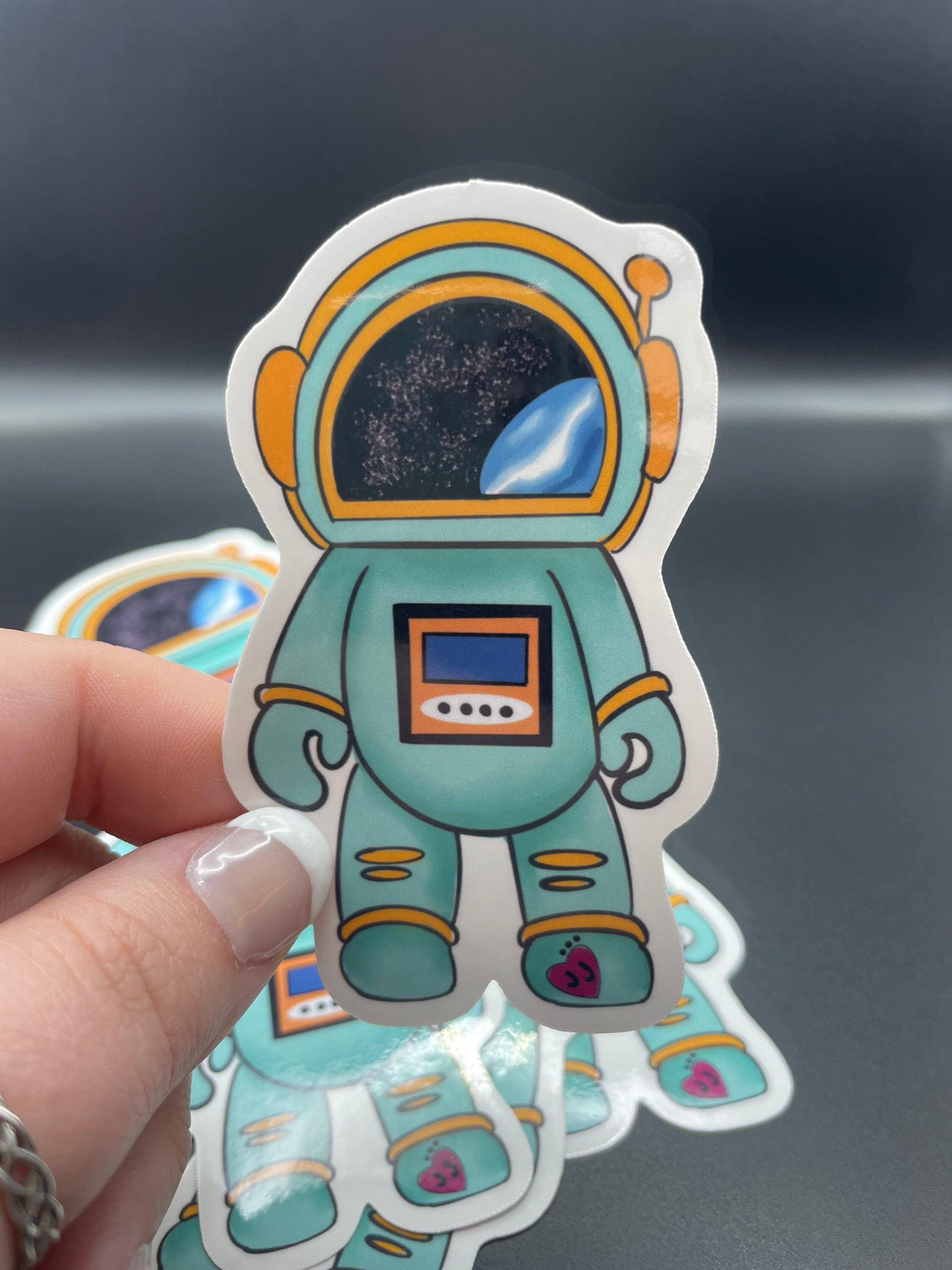 Astronaut Sticker Neptune - Etsy