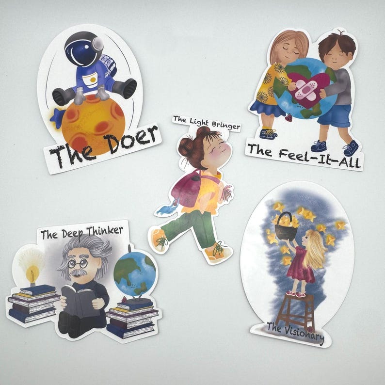 Uniquely Human Sticker Pack | Strengths-inspired Vinyl Decals - Etsy
