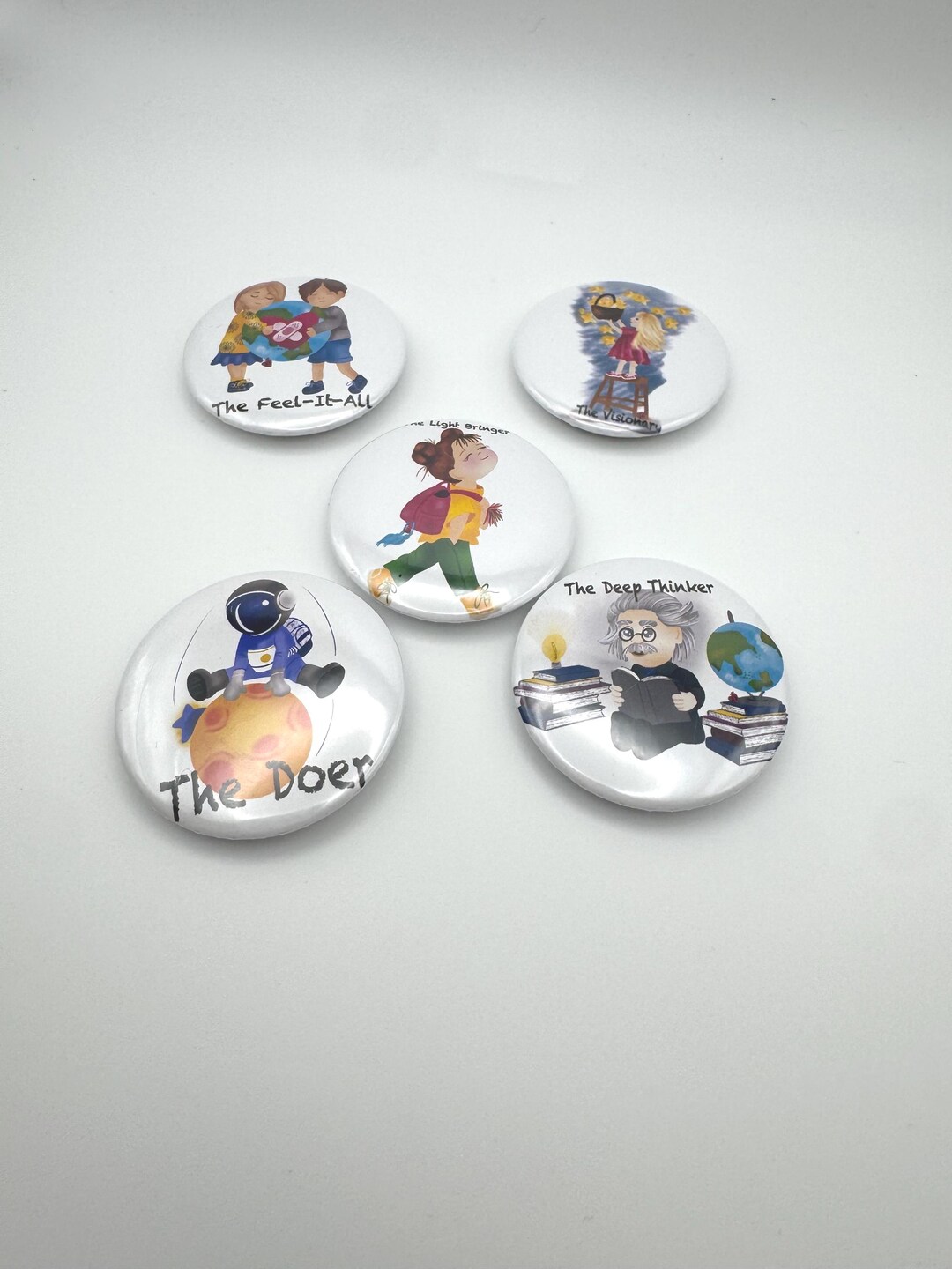 Uniquely Human First Edition Button Pins • 44mm Badge for Jackets ...