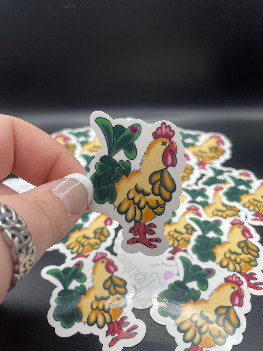 Chicken Sticker - Etsy