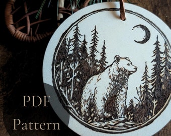 Nativity Pyrography Woodburning PDF Pattern Stencil for Christmas ...