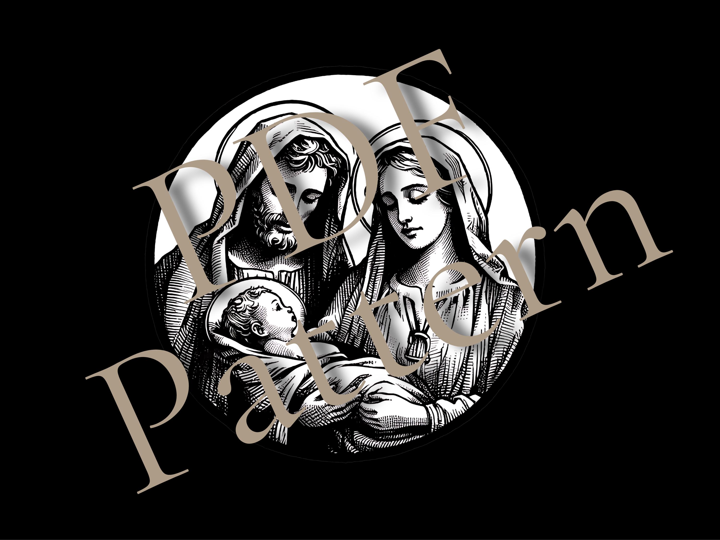 Nativity Pyrography Woodburning PDF Pattern Stencil for Christmas ...
