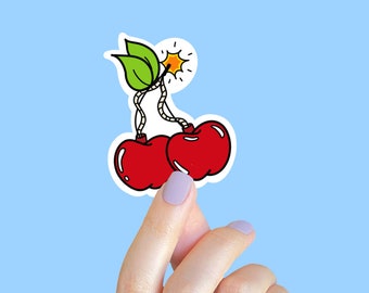 STICKER Cherry Bomb Skateboard Sticker, Car Sticker, Laptop Vinyl ...
