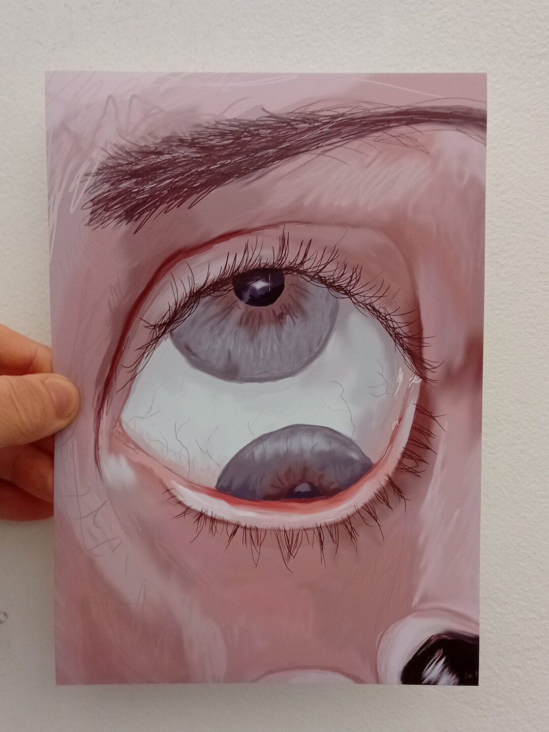 Double Vision mental Health Art Print - Etsy