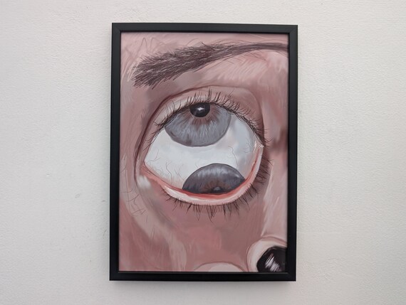 Double Pupil Eye Drawing