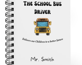 School Bus Notebook - Etsy