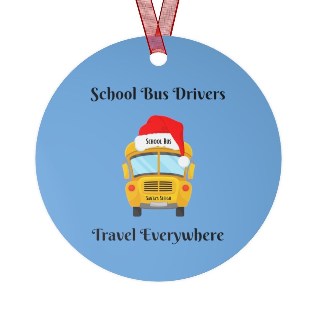 School Bus Driver Gift, School Bus Driver Ornament, Gift for School Bus ...