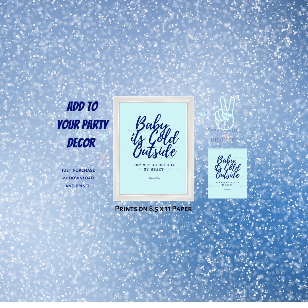 Breakup Party Printable Decor Divorce Party Decor Newly Single Sign ...