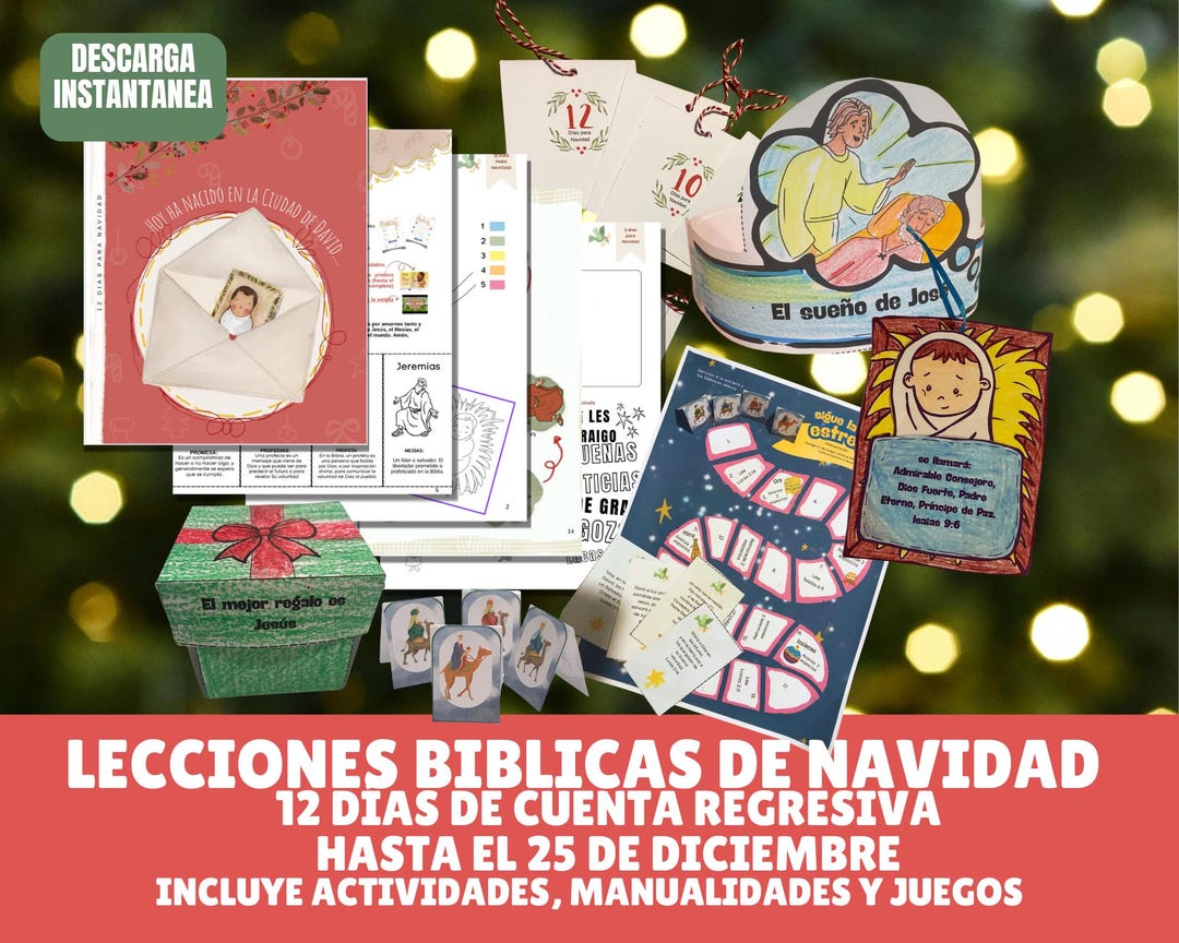 Lecciones De NAVIDAD En ESPAÑOL, Cuenta Regresiva Del NACIMIENTO De ...