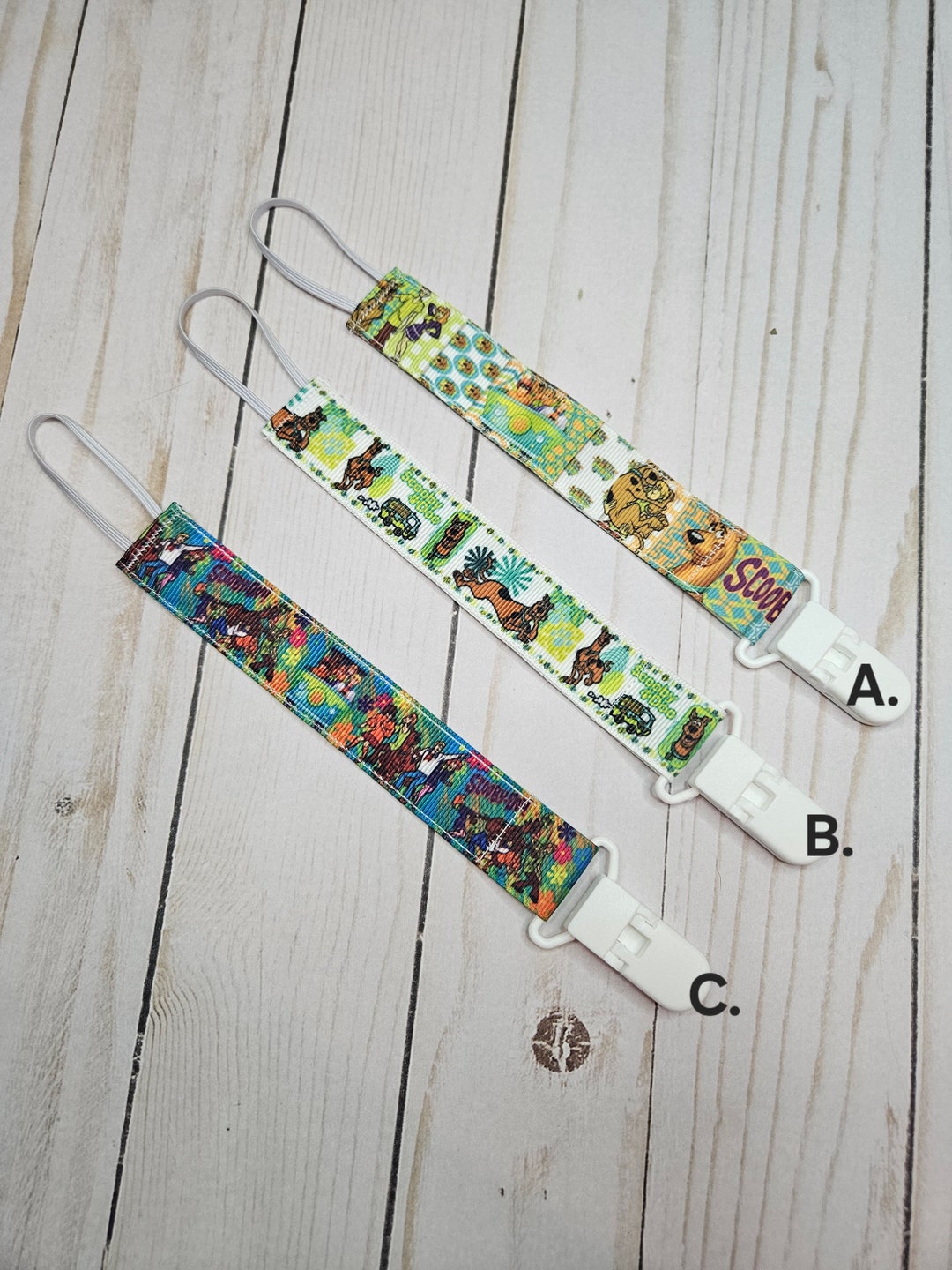 Dog Mystery TV Show Pacifier Clip / Baby Shower Gift / Fabric Pacifier ...