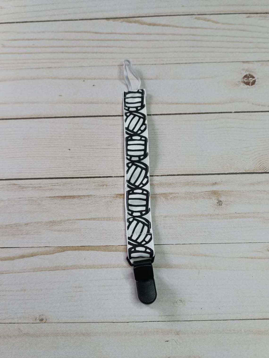 Sports Pacifier Clip / Baby Shower Gift / Fabric Pacifier Clip - Etsy