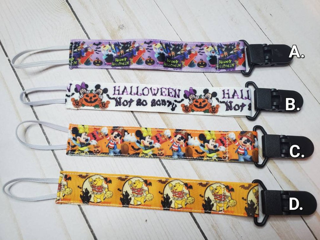 Pacifier Clips / Halloween / Character - Etsy