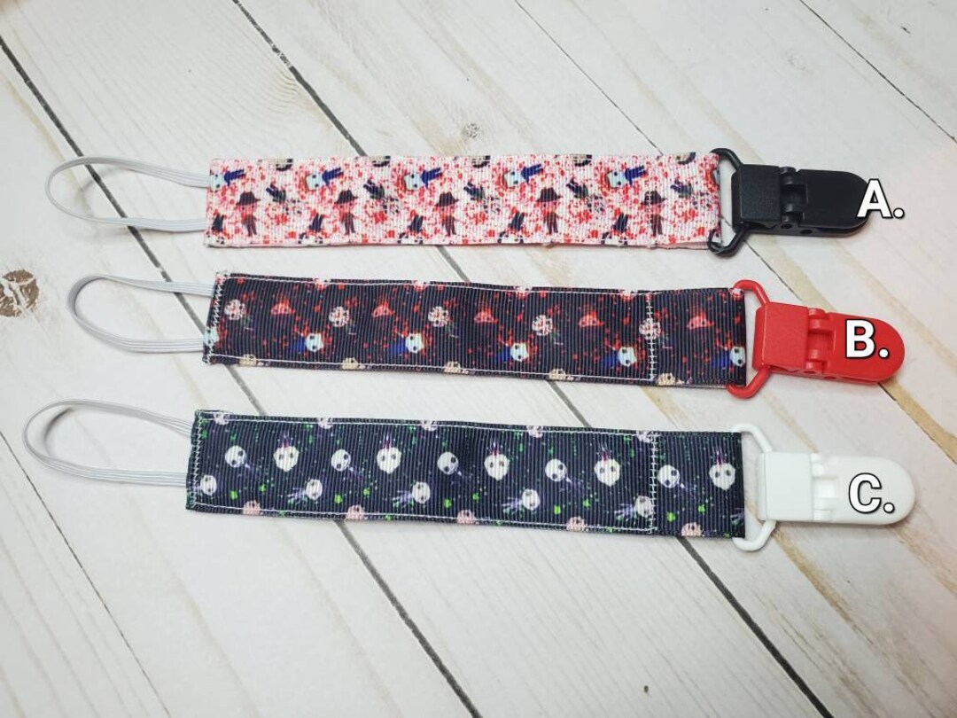 Pacifier Clips / Halloween / Friday the 13th / Spooky / Scary Movie - Etsy