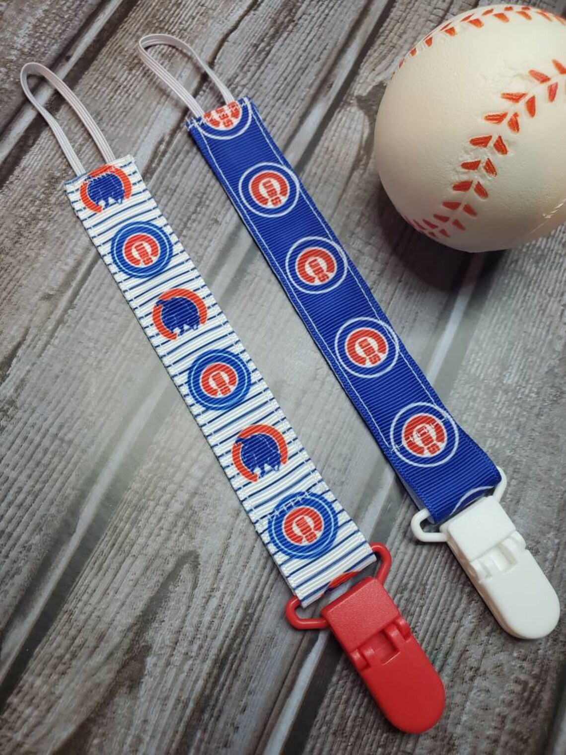 Pacifier Clip/ Baby Shower Gift / Fabric Pacifier Clip / Handmade Baby ...