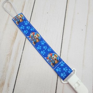 Kids Cartoon Dog Paw Pacifier Clip / Baby Shower Gift / Fabric Pacifier ...
