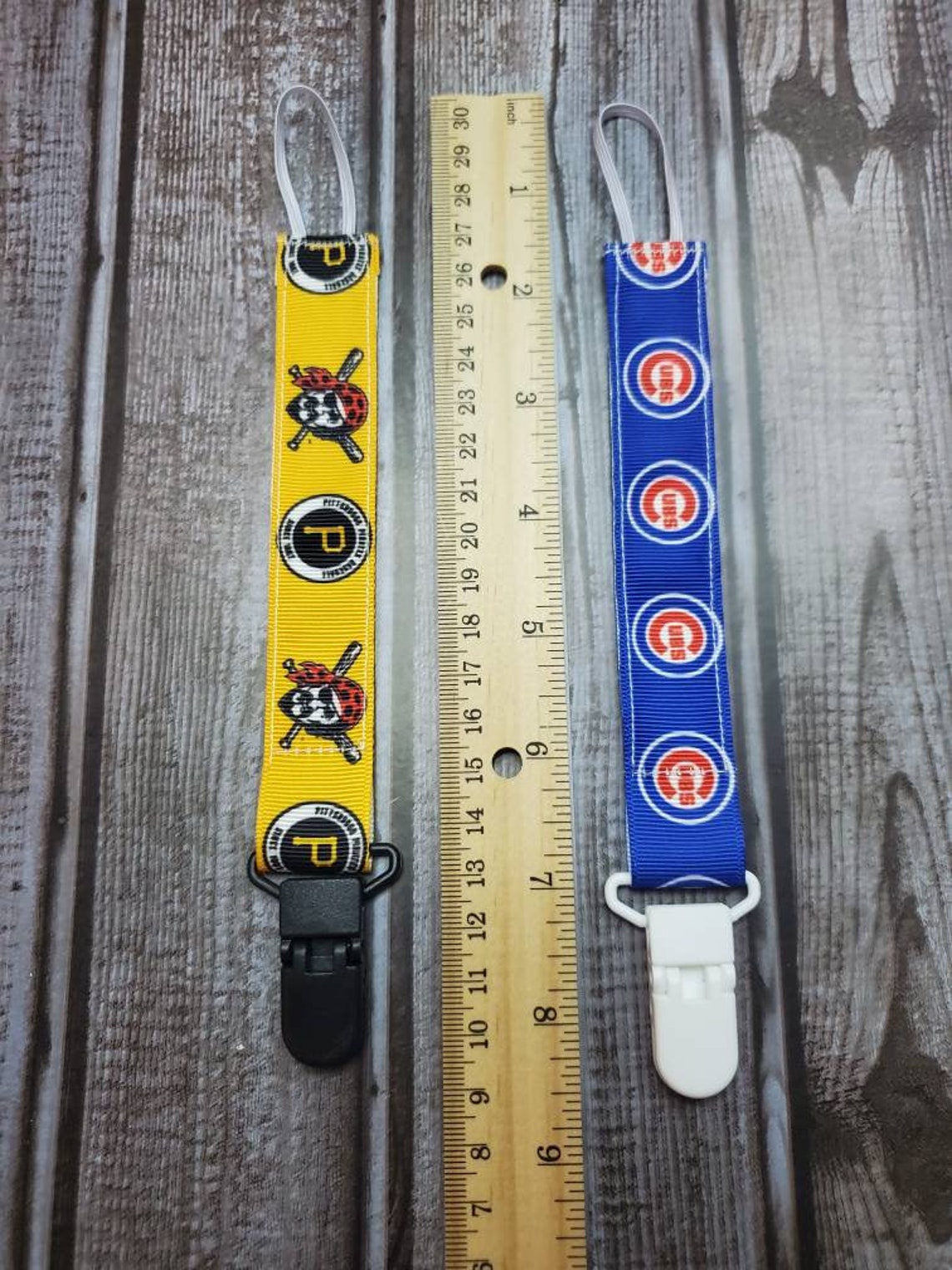 Pacifier Clip/ Baby Shower Gift / Fabric Pacifier Clip / Handmade Baby ...