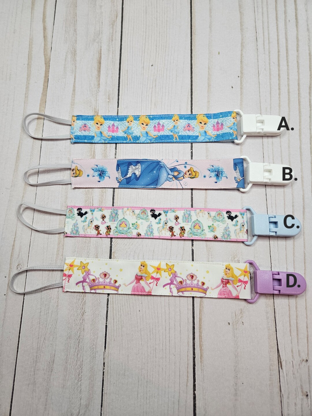 Pacifier Clip / Baby Shower Gift / Fabric Pacifier Clip / Handmade Baby ...