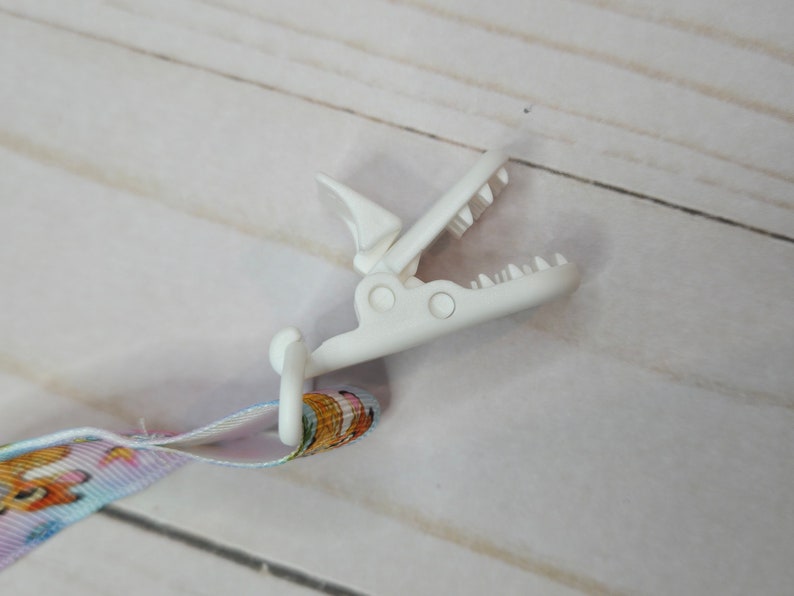 Pacifier Clip/ Baby Shower Gift / Fabric Pacifier Clip / Handmade Baby ...