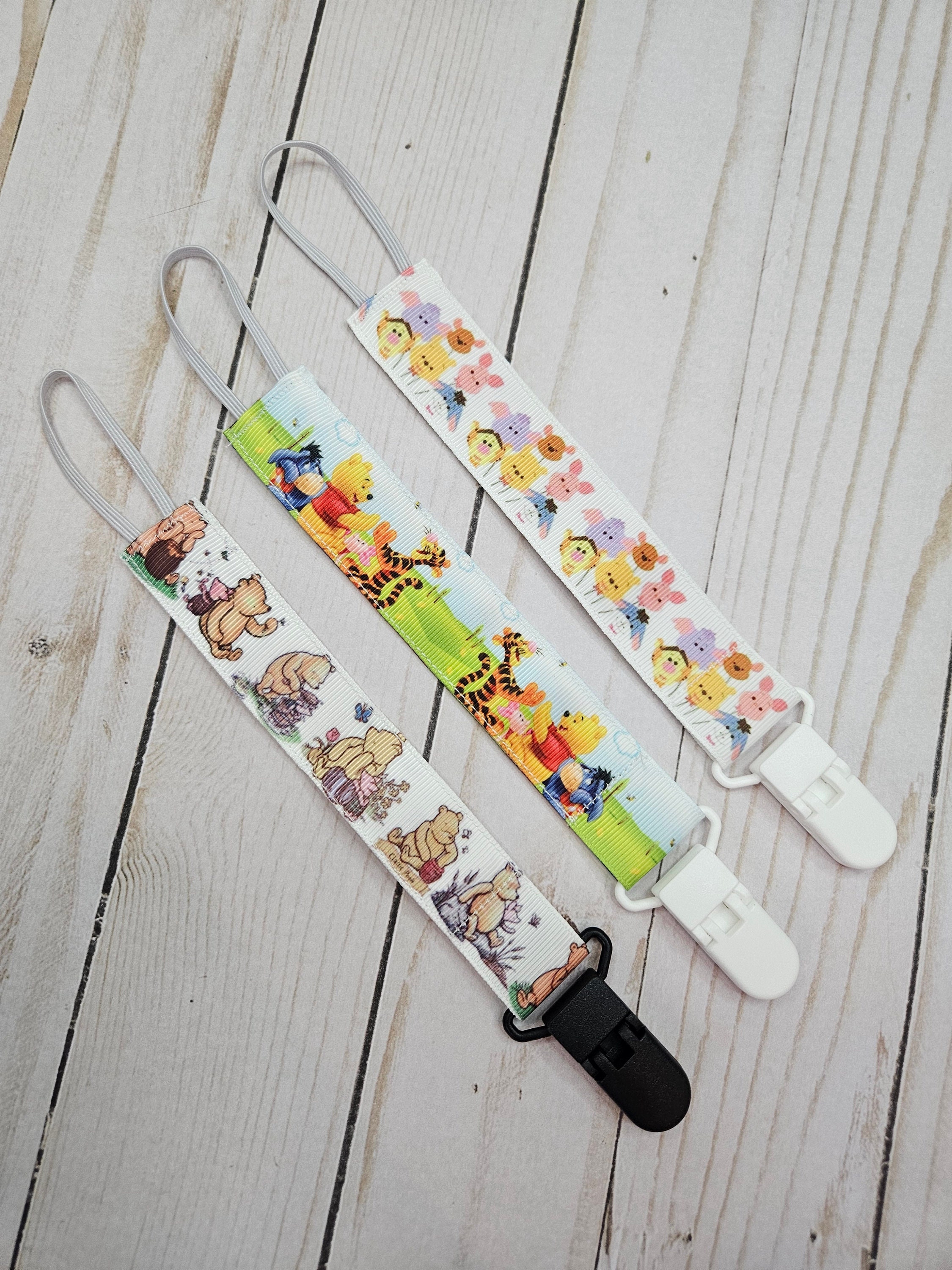 Pacifier Clip / Baby Shower Gift / Fabric Pacifier Clip / Handmade Baby ...