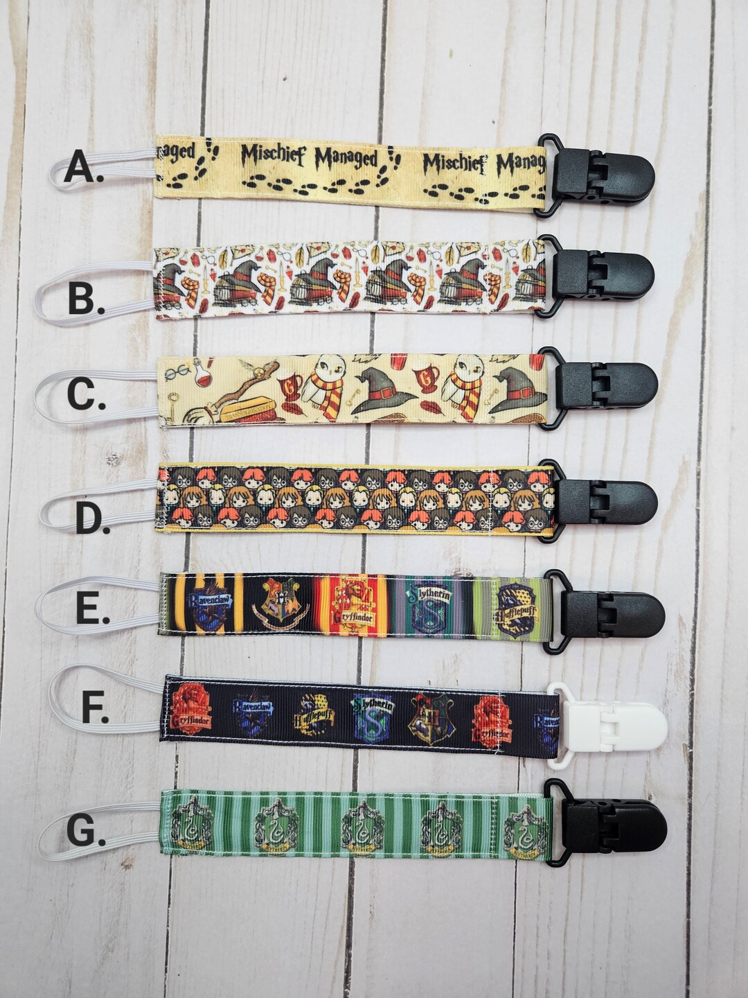 Pacifier Clips / Wizards / Magic - Etsy