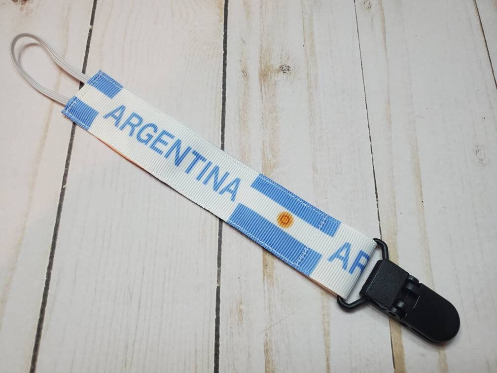 Pacifier Clips / Countries - Etsy