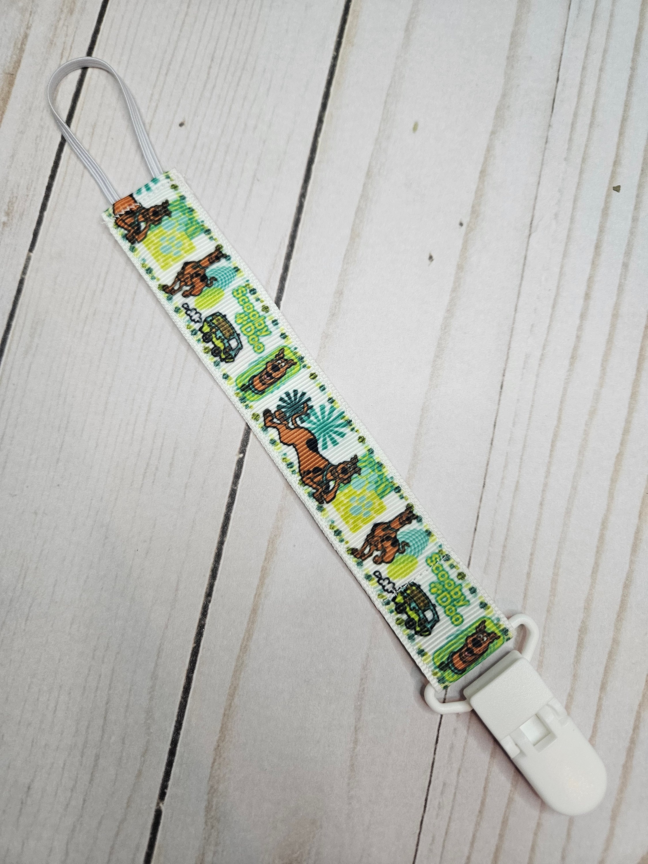 Dog Mystery TV Show Pacifier Clip / Baby Shower Gift / Fabric Pacifier ...