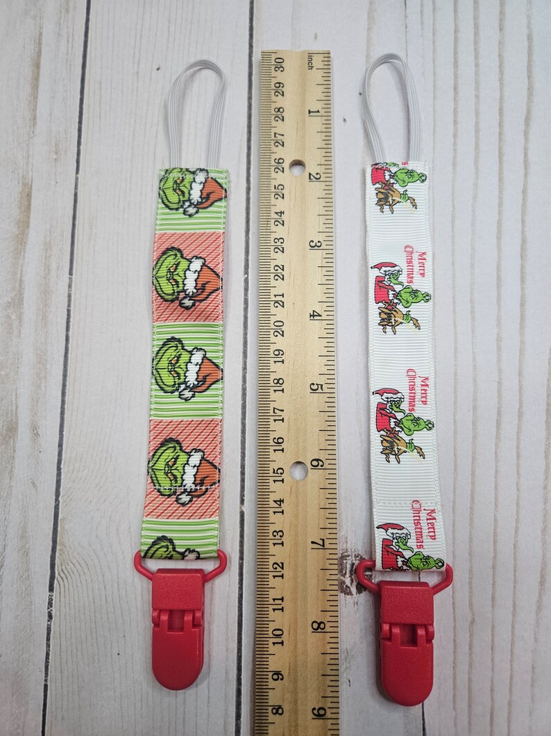 Christmas Movie Pacifier Clip / Baby Shower Gift / Fabric Pacifier Clip ...