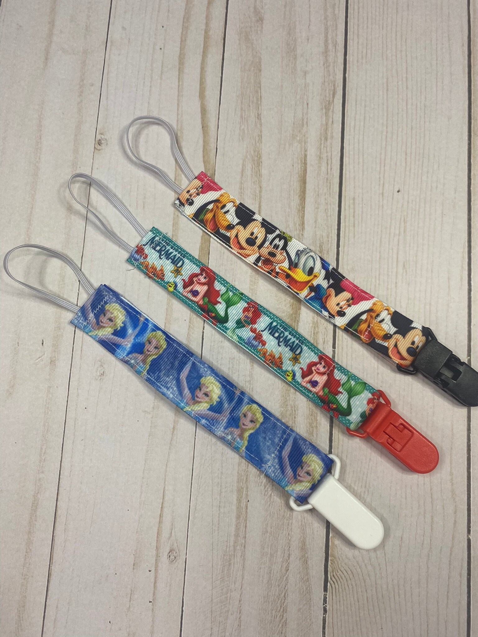 Kids Movie Character Pacifier Clip/ Baby Shower Gift / Fabric Pacifier ...
