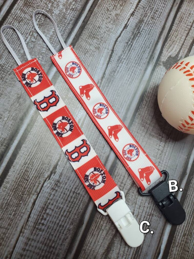 Pacifier Clip/ Baby Shower Gift / Fabric Pacifier Clip / Handmade Baby ...