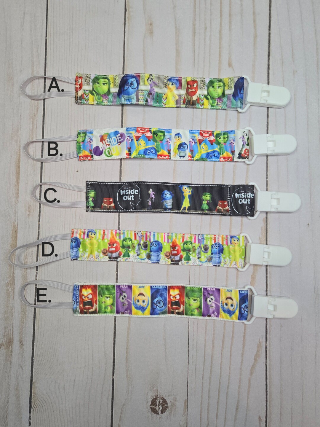 Pacifier Clip / Baby Shower Gift / Fabric Pacifier Clip / Handmade Baby ...