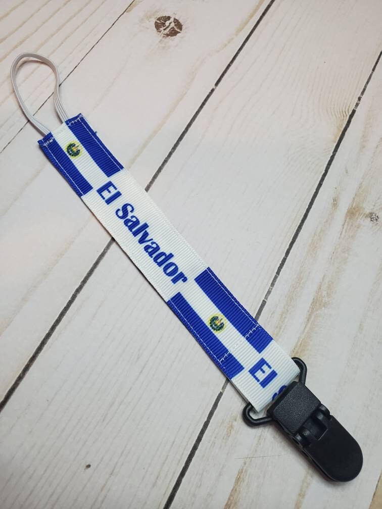 Pacifier Clips / Countries - Etsy