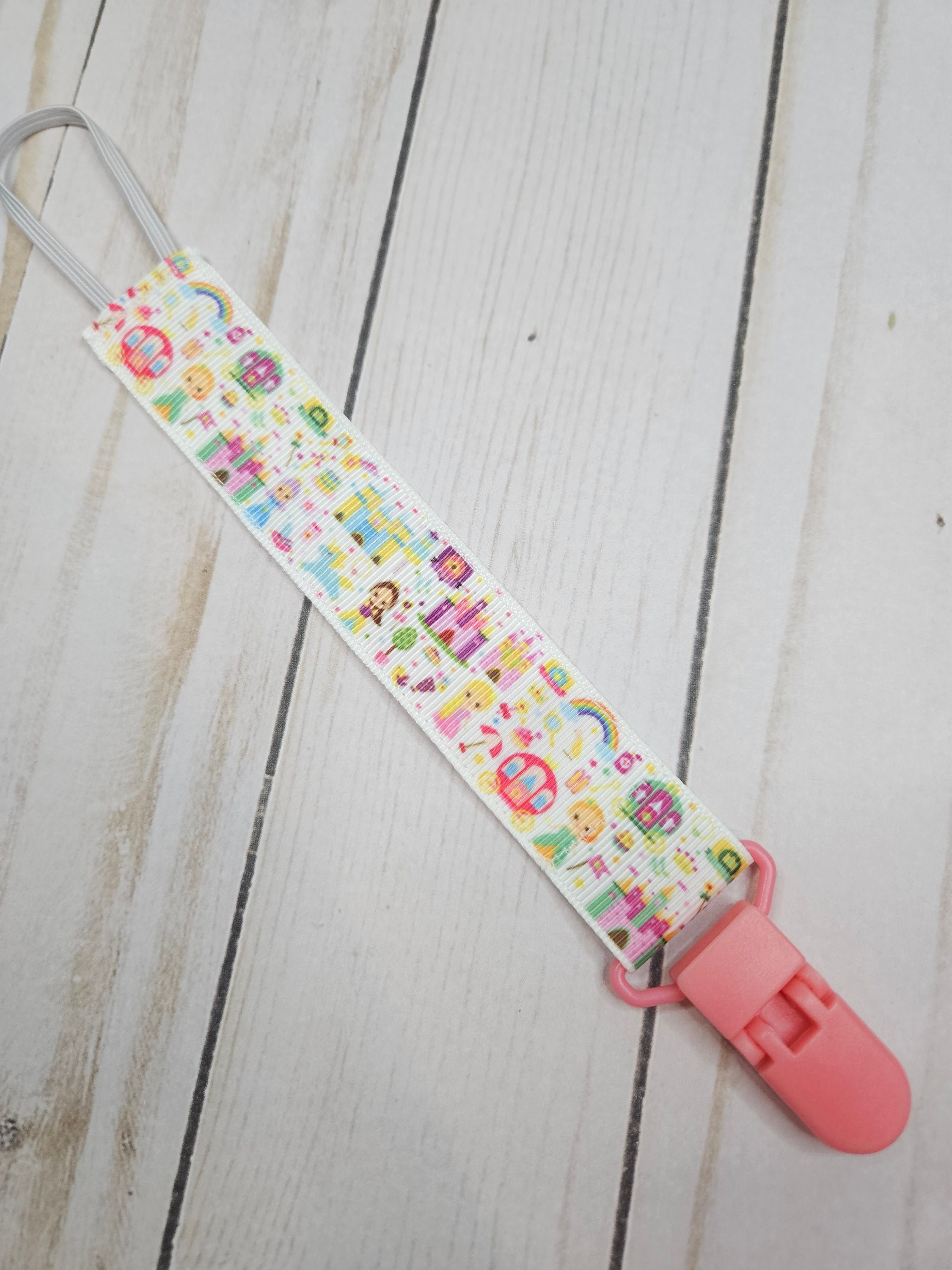 Princess Pacifier Clip / Baby Shower Gift / Fabric Pacifier - Etsy