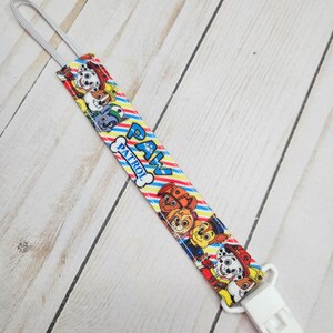 Kids Cartoon Dog Paw Pacifier Clip / Baby Shower Gift / Fabric Pacifier ...