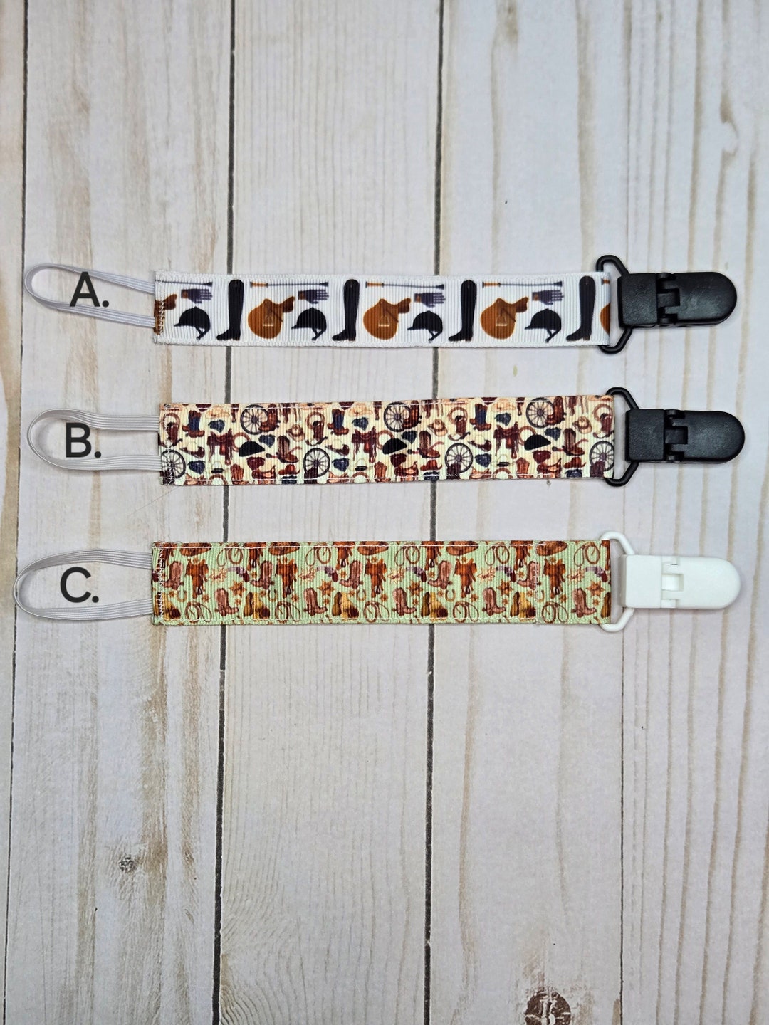 Horse Pacifier Clip / Horseback Riding / Baby Shower Gift / Handmade - Etsy