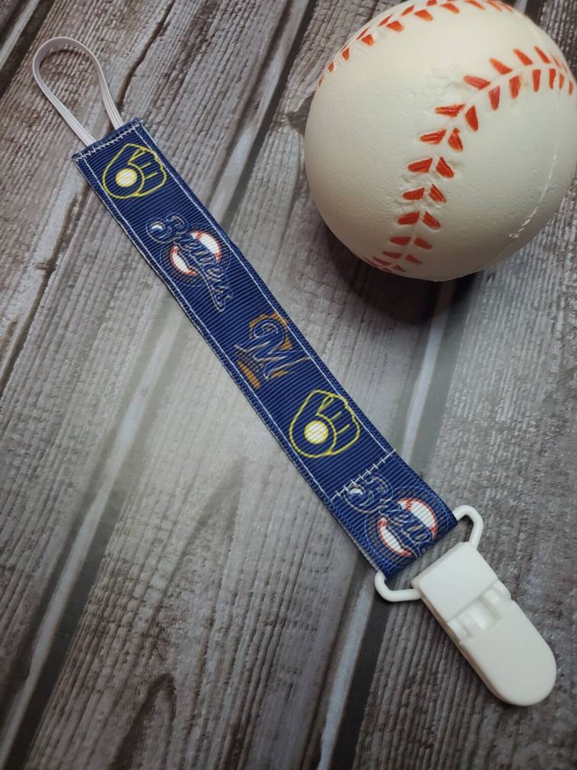 Pacifier Clip/ Baby Shower Gift / Fabric Pacifier Clip / Handmade Baby ...