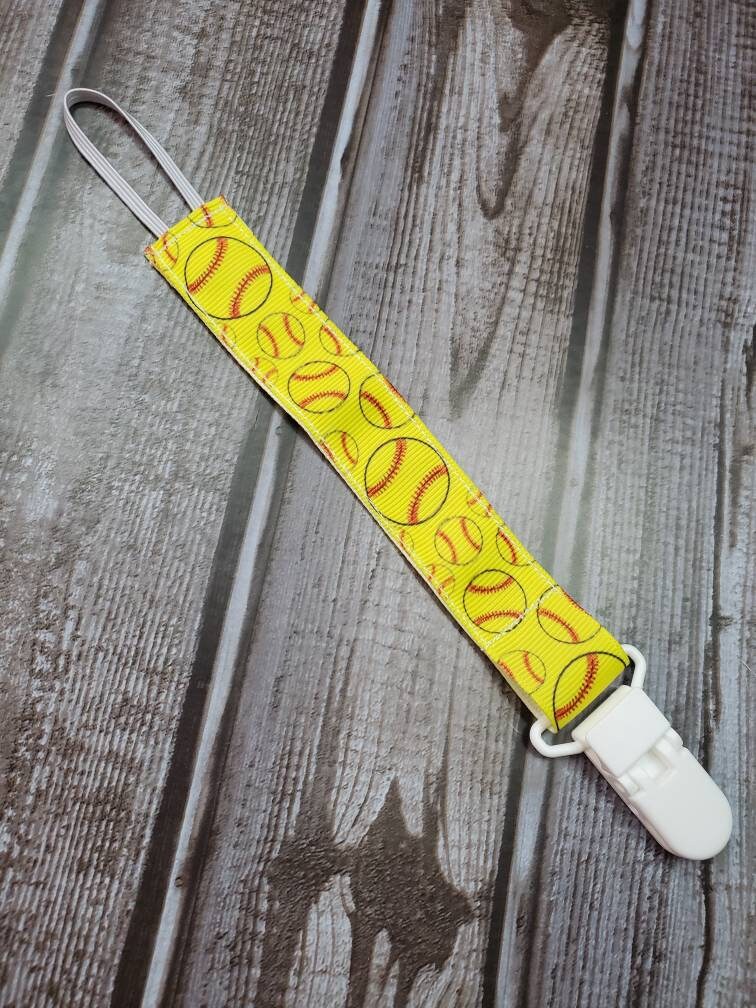 Pacifier Clips / Sports - Etsy