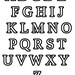 Outlined Fonts Letters and Numbers SVG-PNG (4 PACK) - Etsy