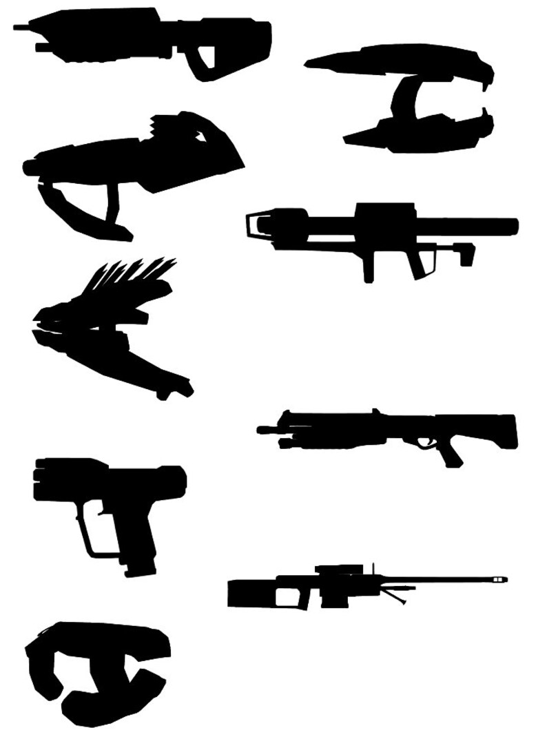 Halo Classic Weapons Pack - Halo: Combat Evolved (PNG/SVG Download) - Etsy